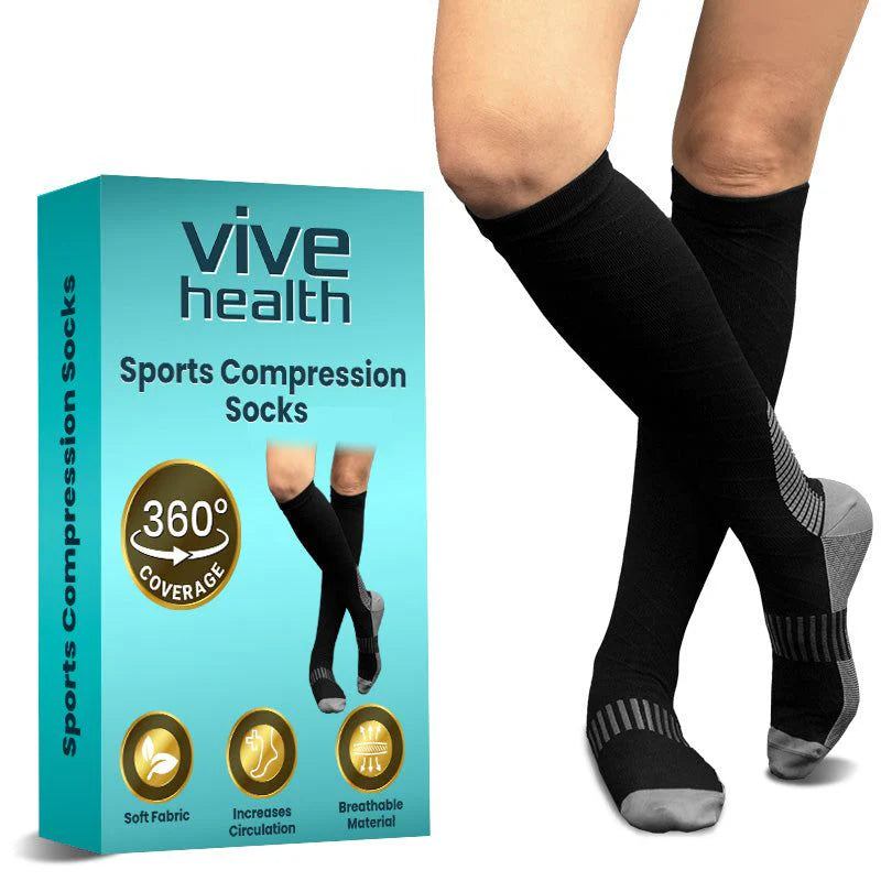 Vive Sports Compression Socks – Primary Choice Pharmacy and Medical Supply